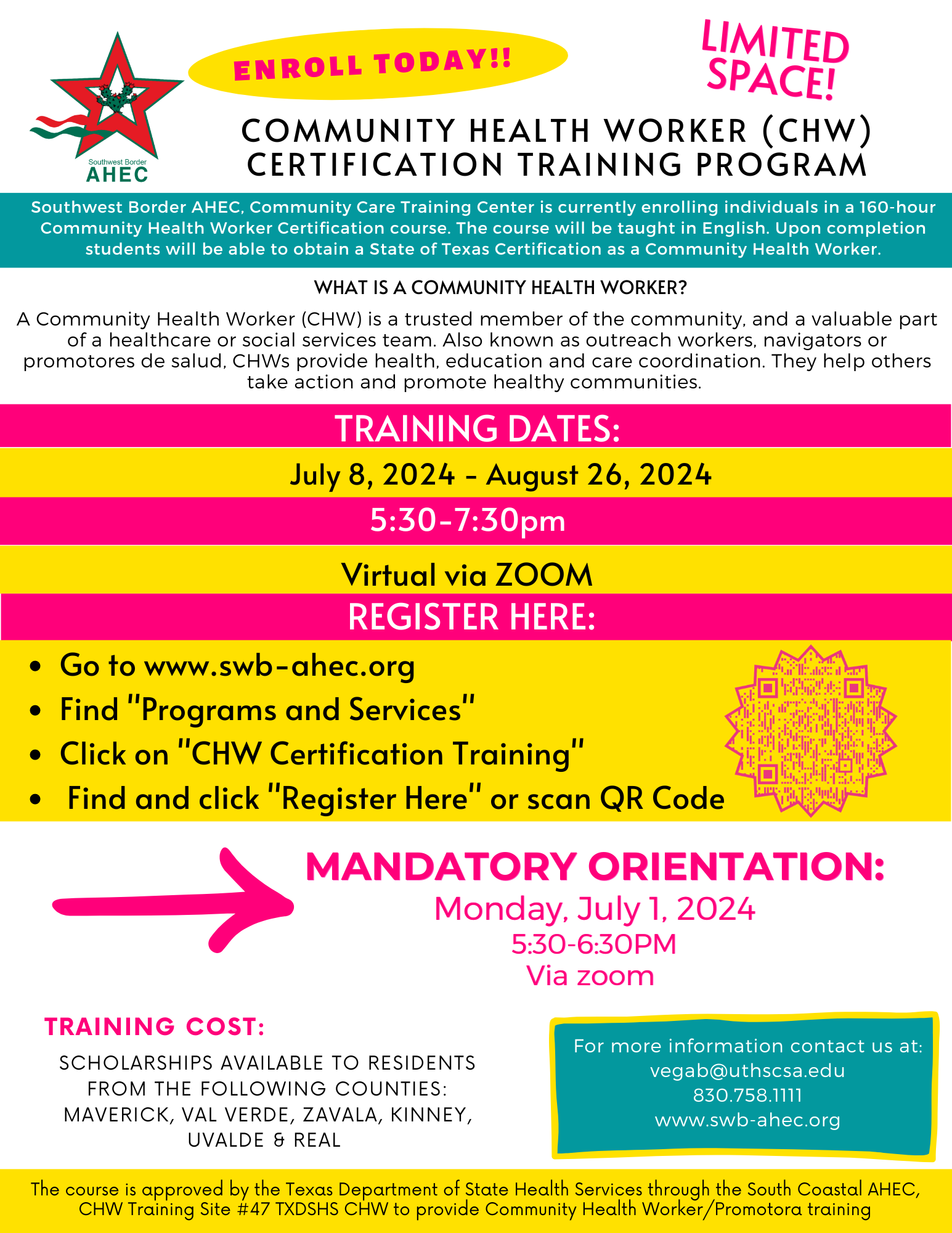 Community Health Worker Training (Orientation Meeting) | SWBAHEC