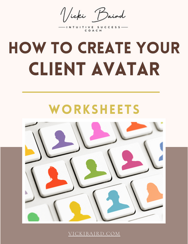 Create Your Client Avatar | Vicki Baird Coaching