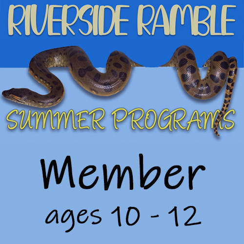 Riverside Ramble Summer Program - MEMBER ages 10 -12 | Riverside Reptiles