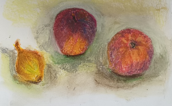 Beautiful soft pastel drawings from Wednesday's group...