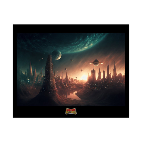 Limitless Cityscapes - "Cosmic Metropolis" - Rolled Poster ...