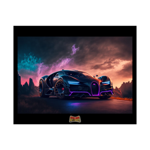 Sinister Steeds - "Bugatti of the Apocalypse" - Rolled Poster ...