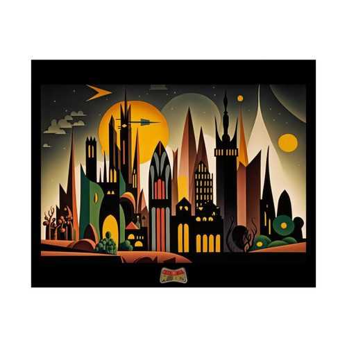 Limitless Cityscapes - "The City of Magic Lights" - Rolled Poster ...
