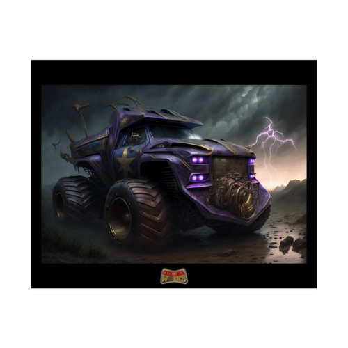Sinister Steeds - "The Devil's Dump Truck" - Rolled Poster ...