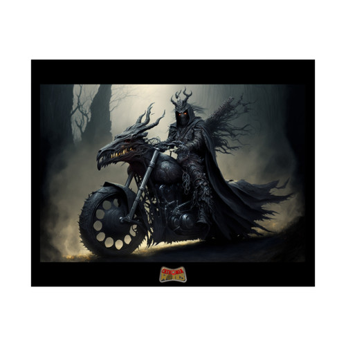 Sinister Steeds - "Dark Rider of the Apocalypse" - Rolled Poster ...