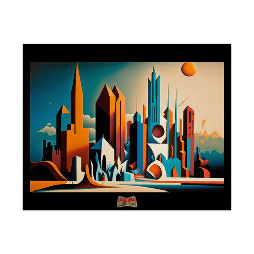 Limitless Cityscapes - "Metropolis of Dreams" - Rolled Poster ...