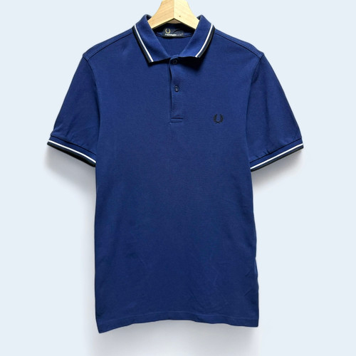 Fred Perry Blue-Black Logo S | Vintage Corner