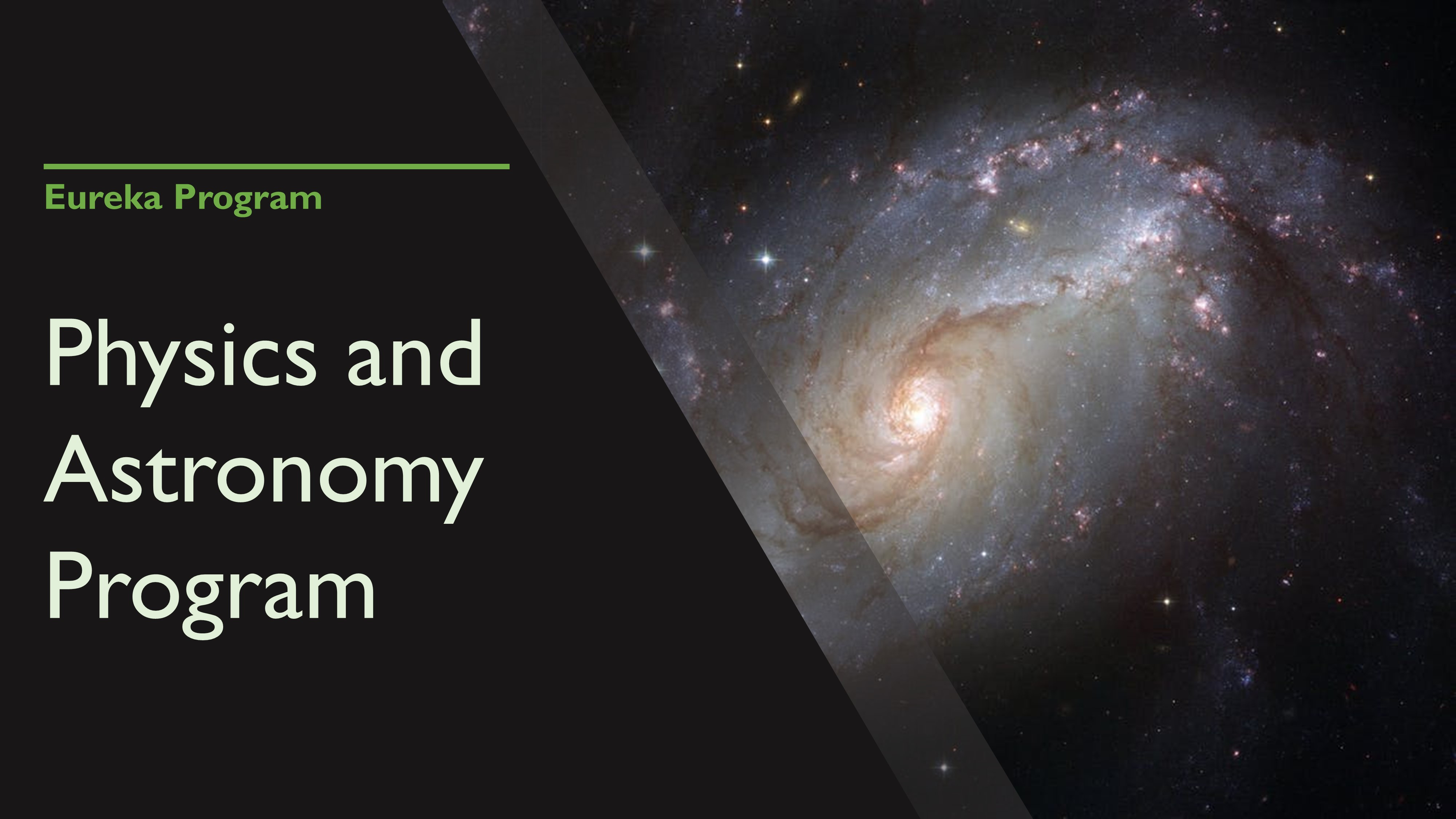 Eureka Research - Physics and Astronomy Program