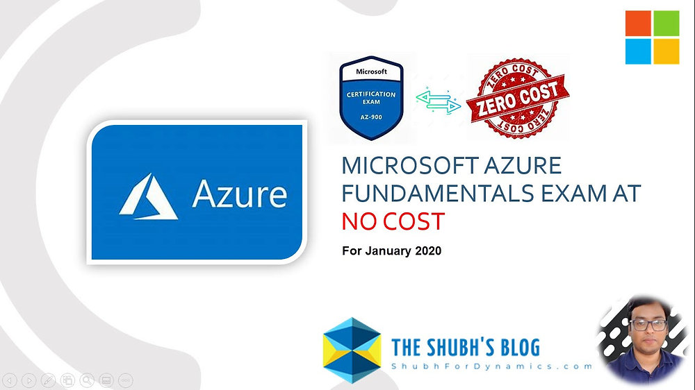 Take Microsoft Azure Fundamentals Certification Exam (AZ-900) at no ...