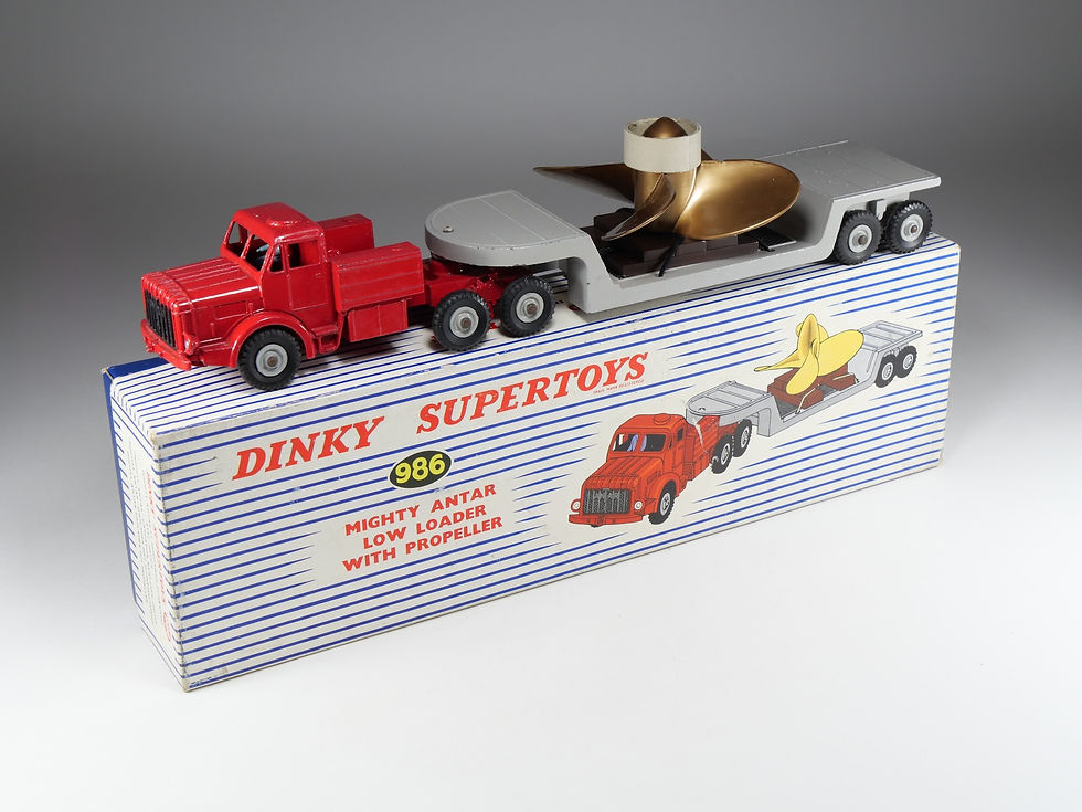 DINKY TOYS ENGLAND - 986 - Mighty Antar Low Loader With Propeller - En ...