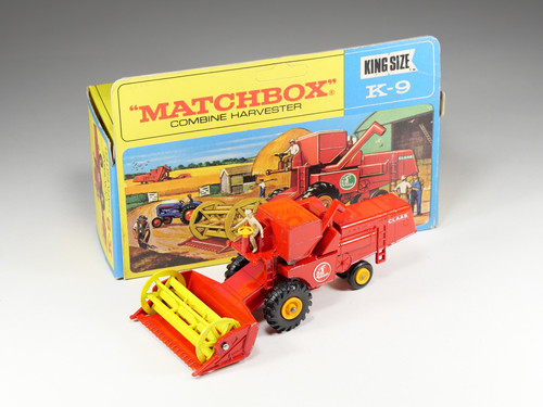 MATCHBOX - KING SIZE - K-9 - Combine Harvester - Rouge - En boite ...