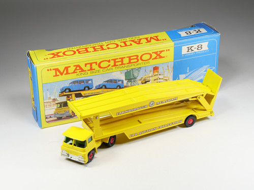 MATCHBOX - KING SIZE - K-8 - Guy Warrior Car Transporter - Farnborough ...