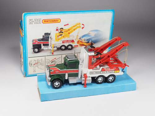 MATCHBOX - SUPER KINGS - K-20 - PETERBILT WRECK TRUCK | BRICABOCK