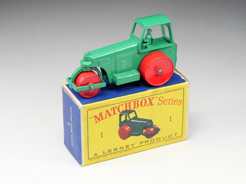 MATCHBOX - 1 - Diesel Road Roller - No Rivets - En boite | BRICABOCK