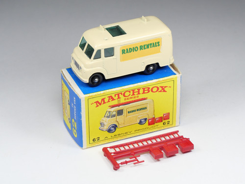 MATCHBOX - 62-B - Bedford Radio Rentals Van - En boite | BRICABOCK