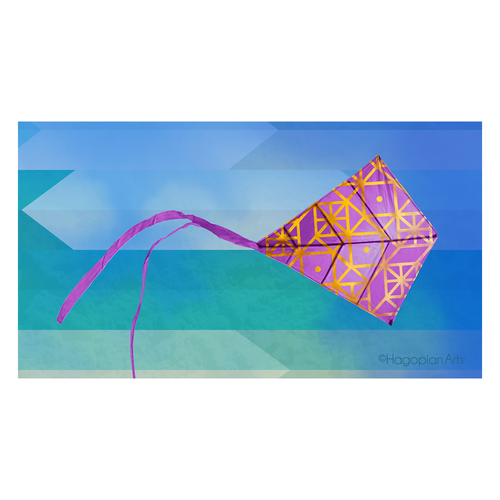 KITE 3 ~ Wall Mural | Hagopian Arts