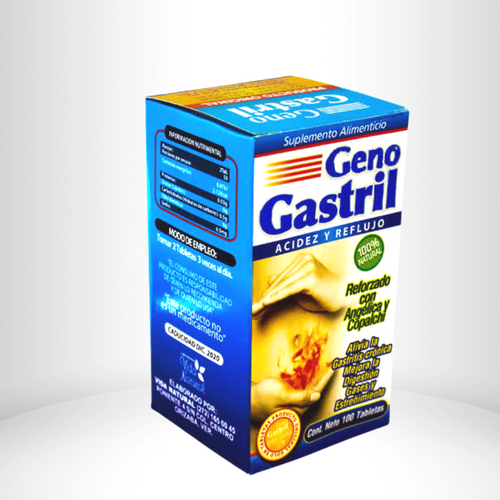 Geno Gastril 100 tabletas Vida Natural | Productos Naturistas