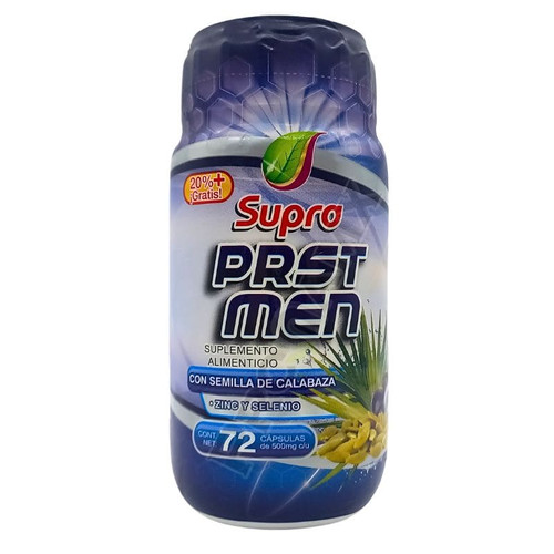 Supra Prost Men con Semilla de Calabaza 72 Capsulas Supra Natura ...
