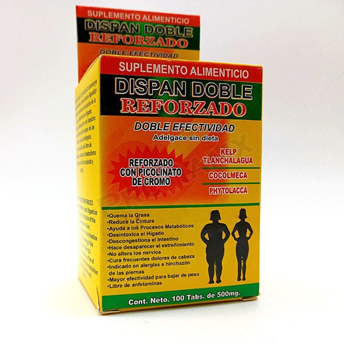 Dispan Doble Reforzado con Cromo 100 Tabletas | La Fuerza de la Salud ...