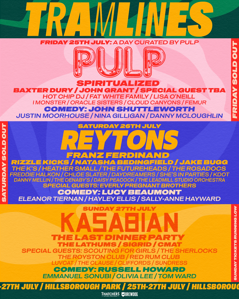 Tramlines 2025 Preview