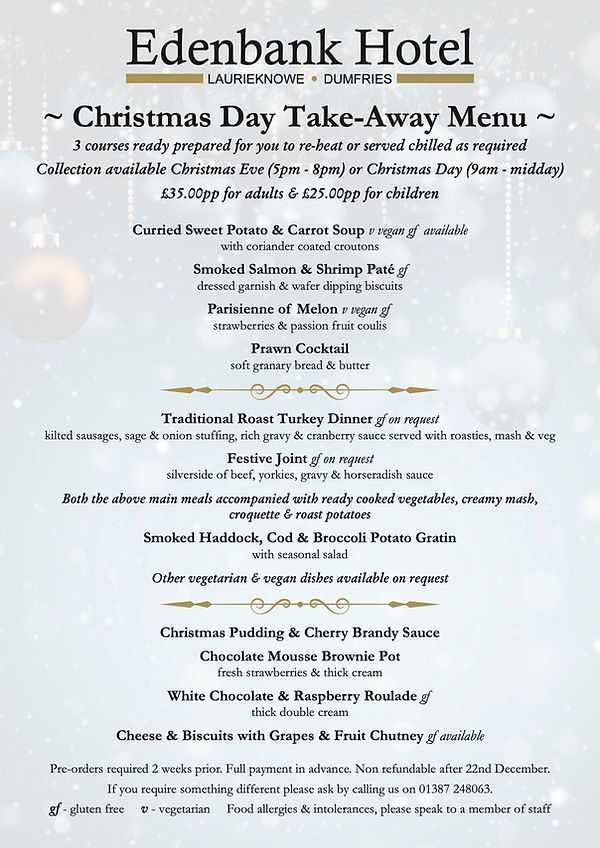 Christmas 2023 | Edenbank Hotel