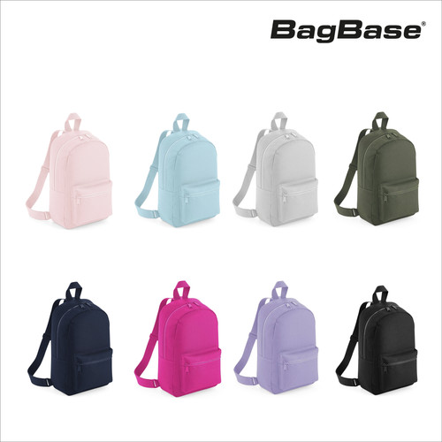 Bagbase Mini Essential Fashion Backpacks 7ltr | Junique vinyls