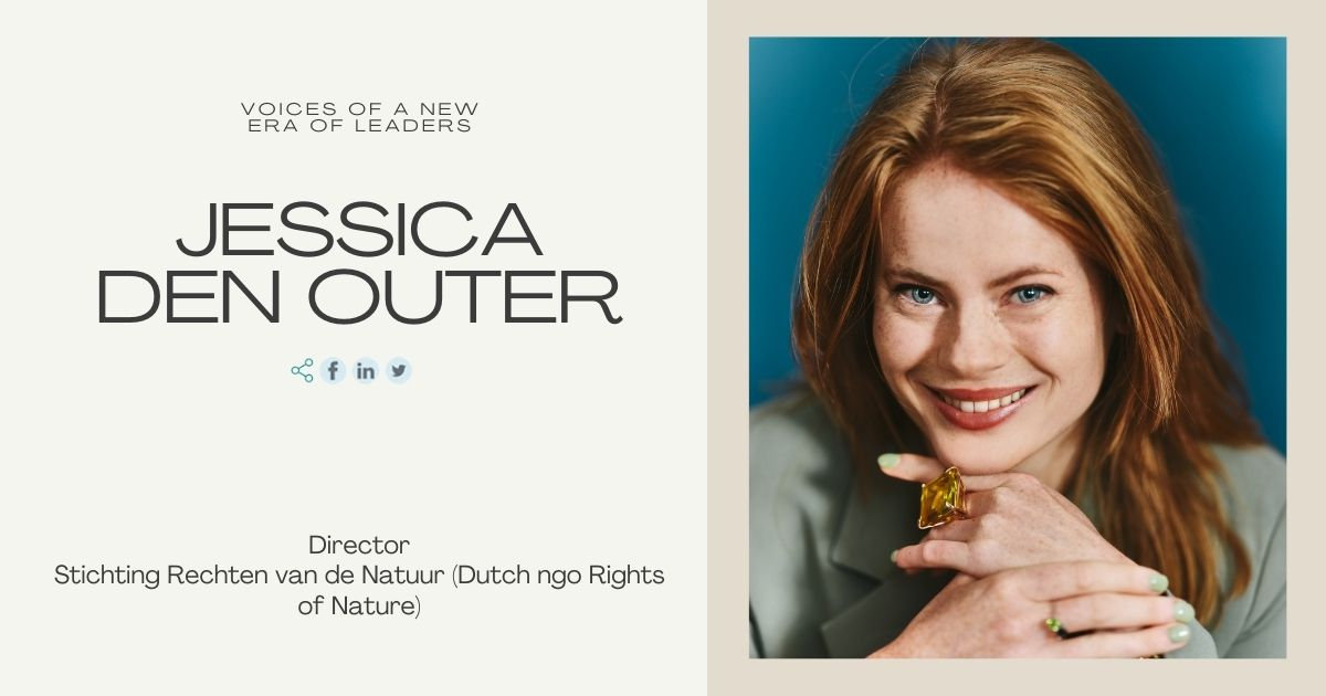 Jessica den Outer as a voice for a new era of leaders