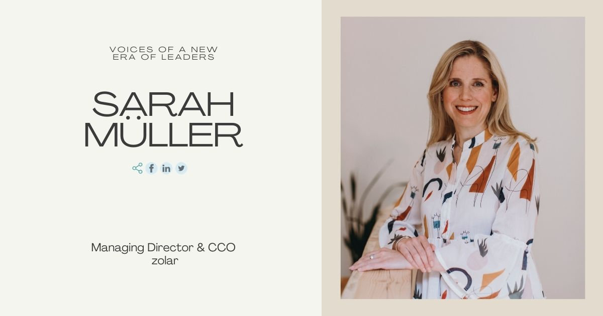 Sarah Müller as a voice for a new era of leaders