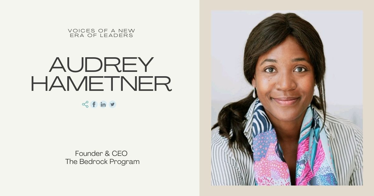 Audrey Hametner as a voice for a new era of leaders