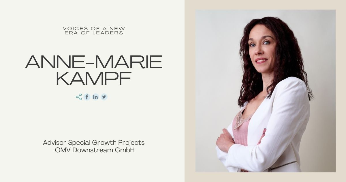 Anne-Marie Kampf as a voice for a new era of leaders