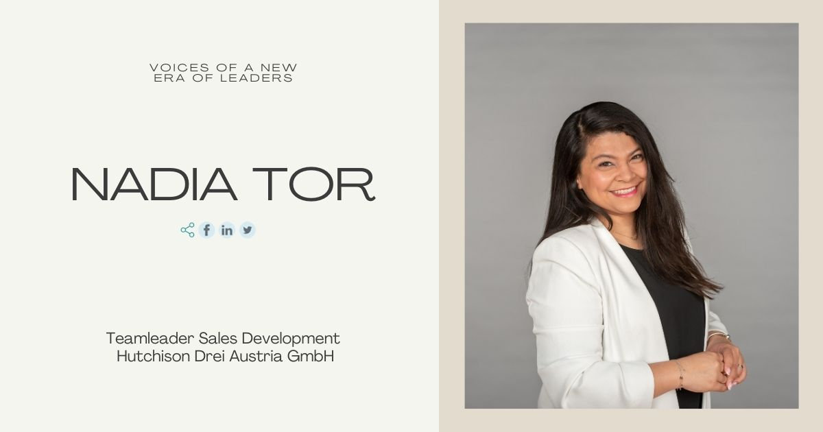 Nadia Tor as a voice for a new era of leaders