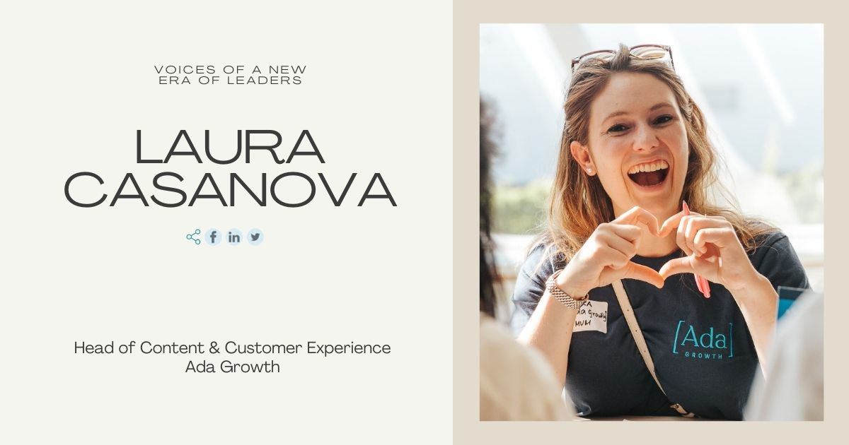 Laura Casanova as a voice for a new era of leaders