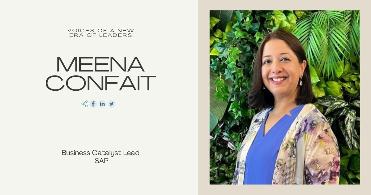 Meena Confait as a voice for a new era of leaders
