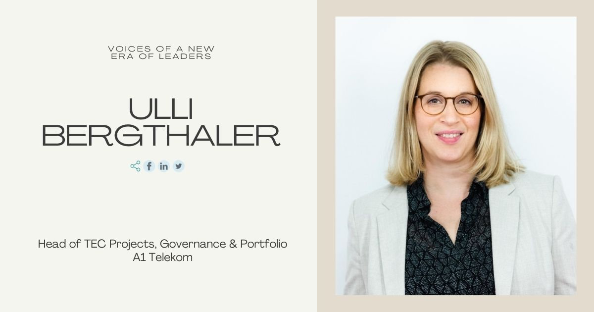 Ulli Bergthaler as a voice for a new era of leaders