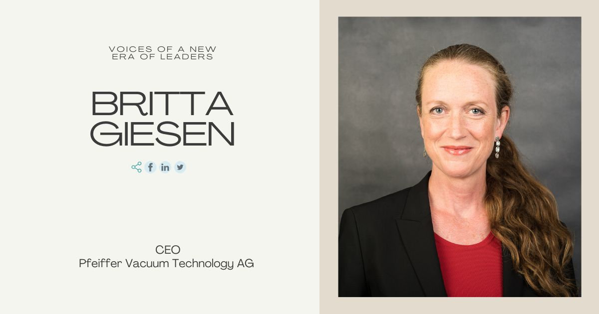 Dr. Britta Giesen as a voice for a new era of leaders