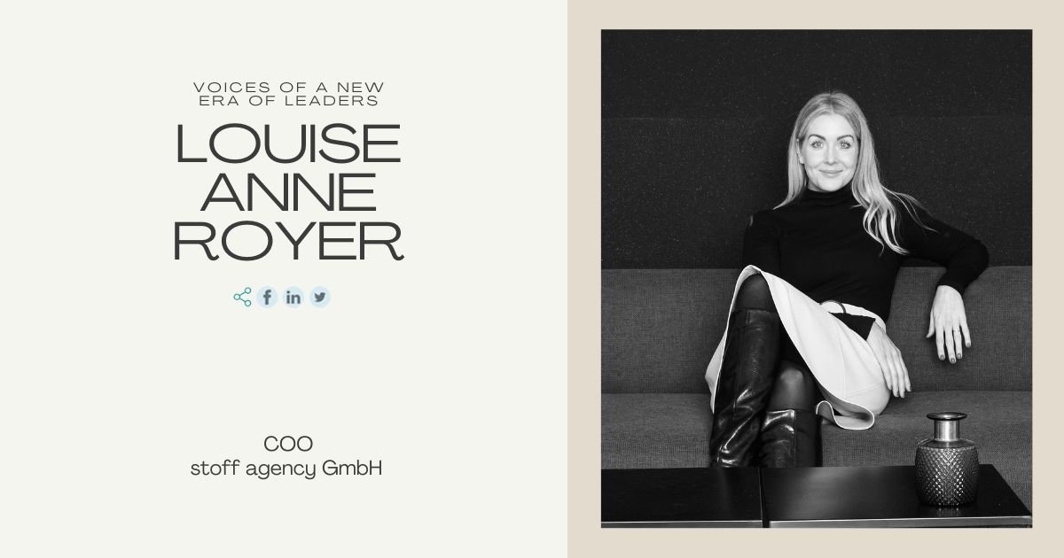Louise Anne Royer as a voice for a new era of leaders