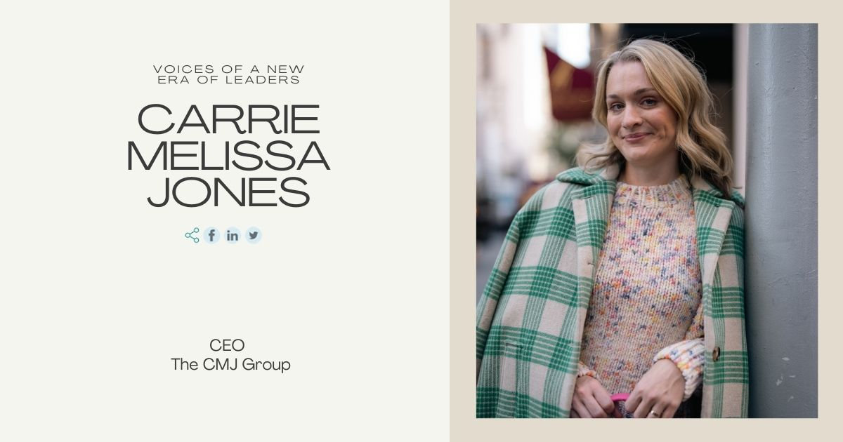 Carrie Melissa Jones as a voice for a new era of leaders
