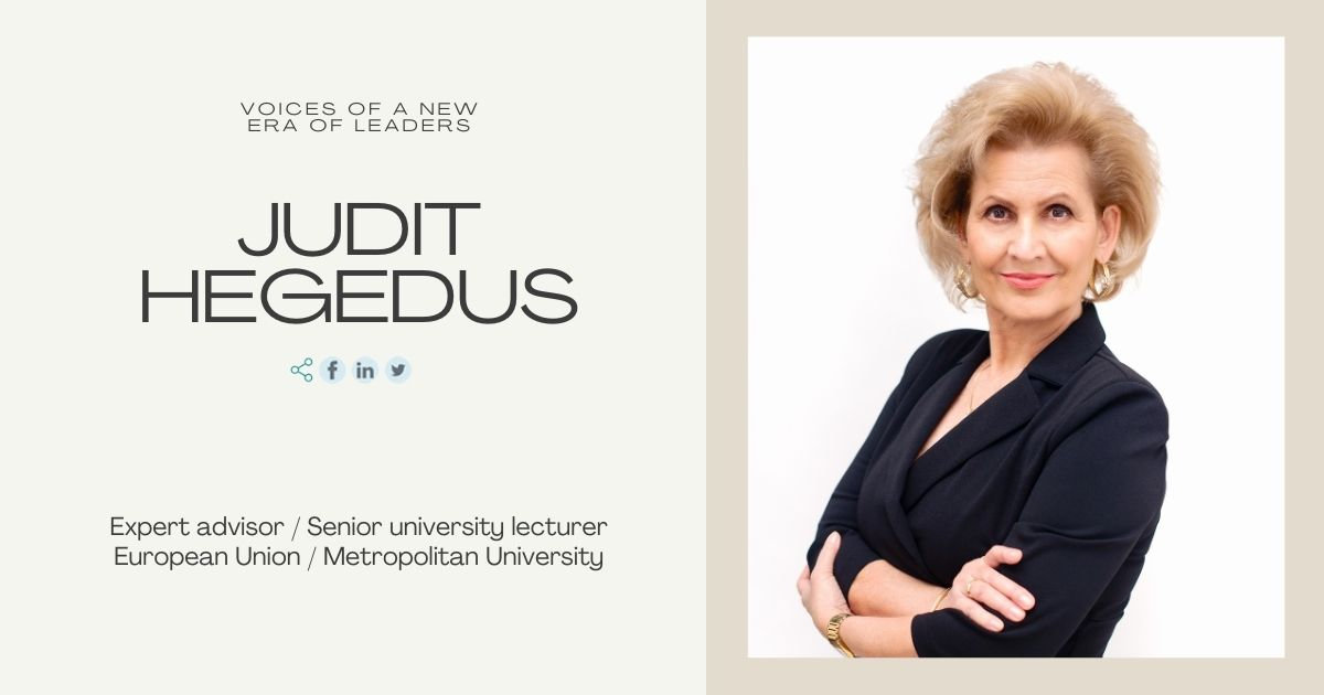 Judit Hegedus as a voice for a new era of leaders