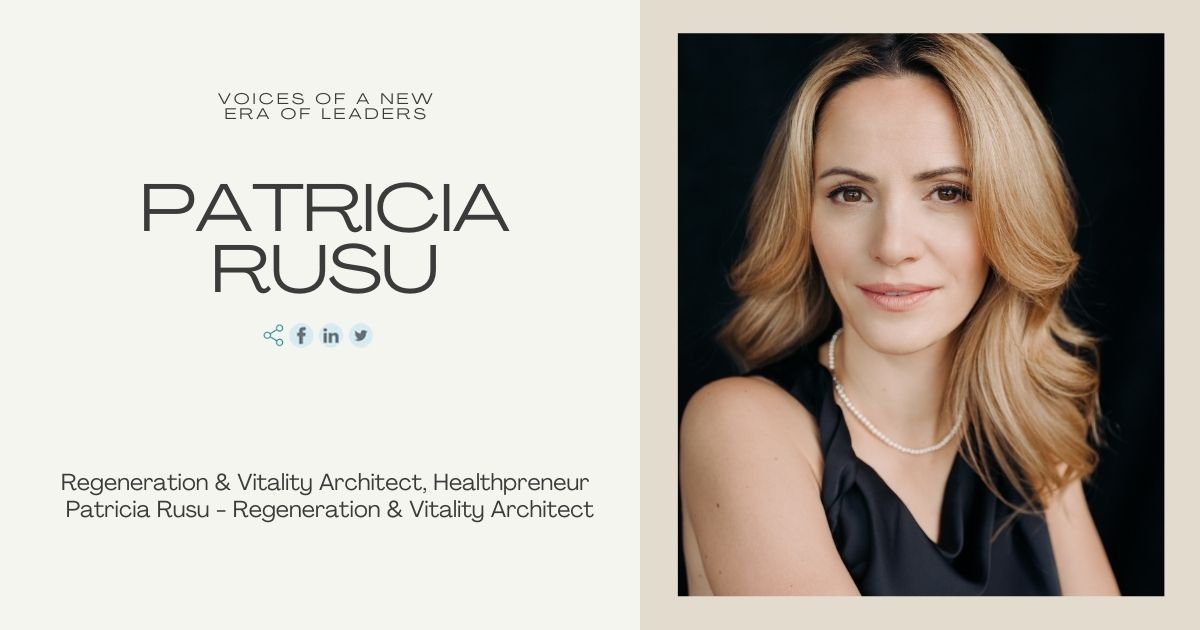 Patricia Rusu as a voice for a new era of leaders