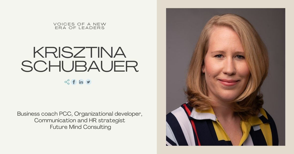 Krisztina Schubauer as a voice for a new era of leaders