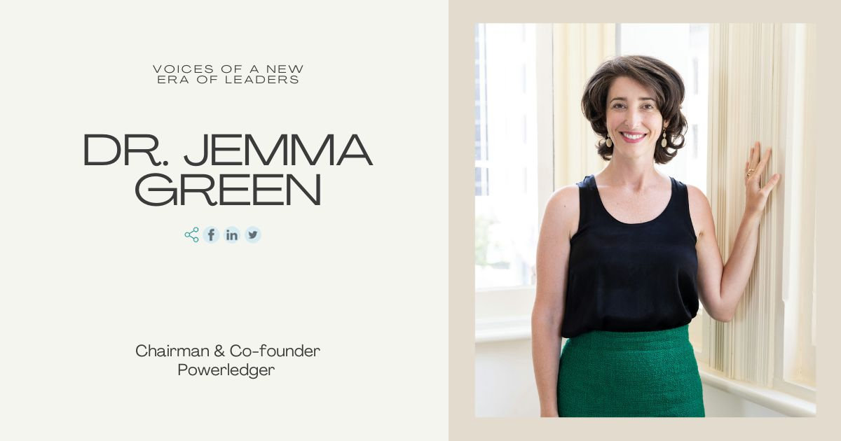 Dr. Jemma Green as a voice for a new era of leaders
