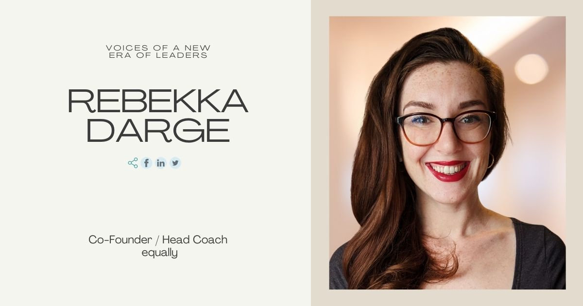 Rebekka Darge as a voice for a new era of leaders
