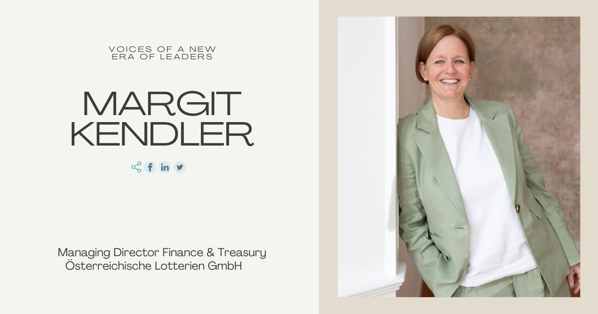 Margit Kendler as a voice for a new era of leaders