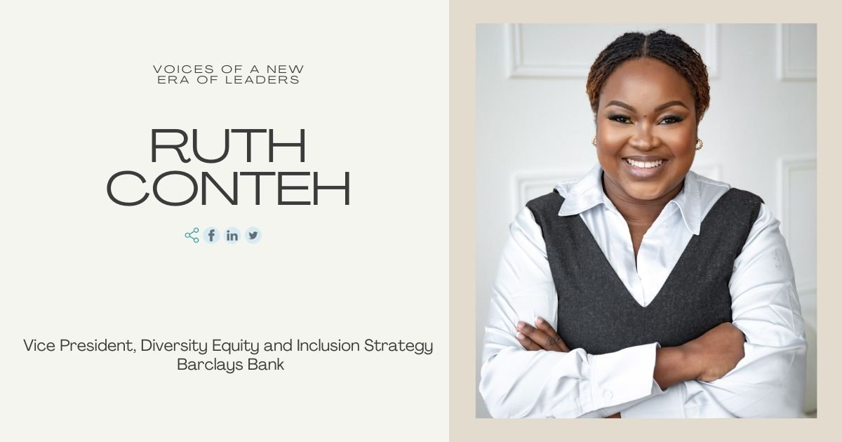 Ruth Conteh as a voice for a new era of leaders