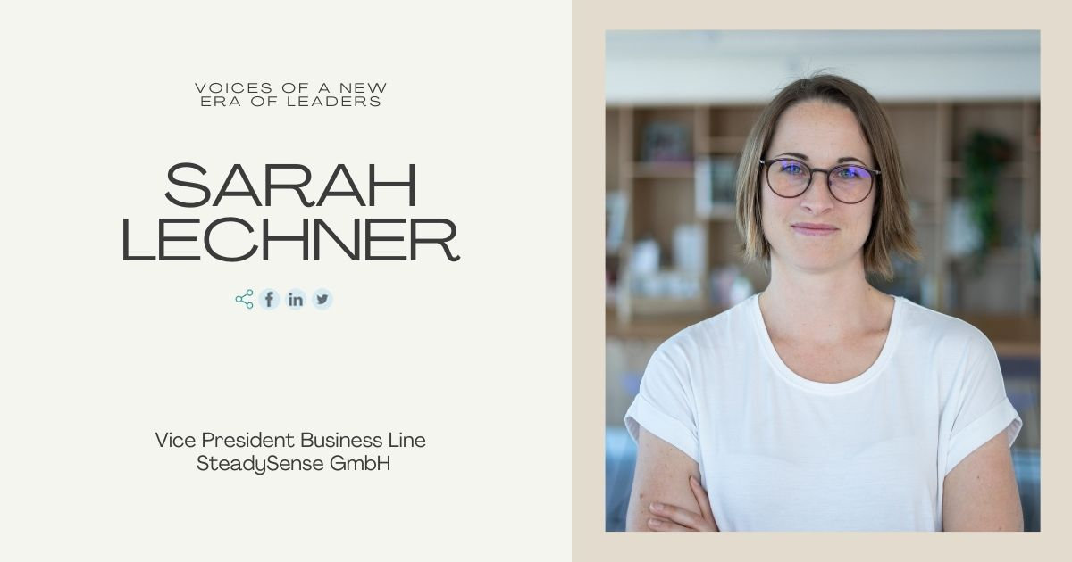 Sarah Lechner as a voice for a new era of leaders