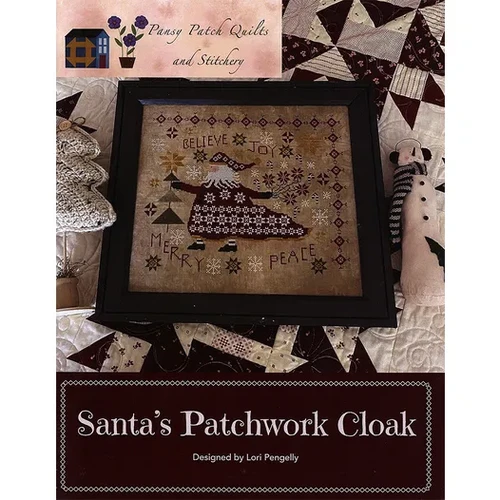SANTAS PATCHWORK CLOAK Pansy Patch Quilts Pansy P Pattern Only | The Stitchery Nook