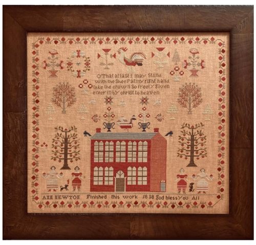 ANN NEWTON 1838 SAMPLER Stacy Nash Designs | The Stitchery Nook