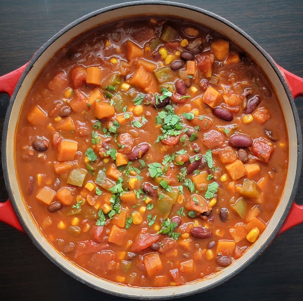 SWEET POTATO CHILI with Chipotle in Adobo