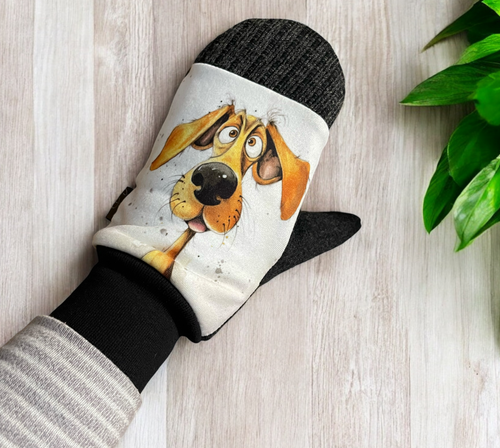 Mitaine drôle de chien | c-divin