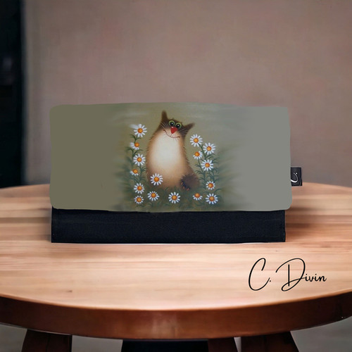 Portefeuille femme chat | c-divin